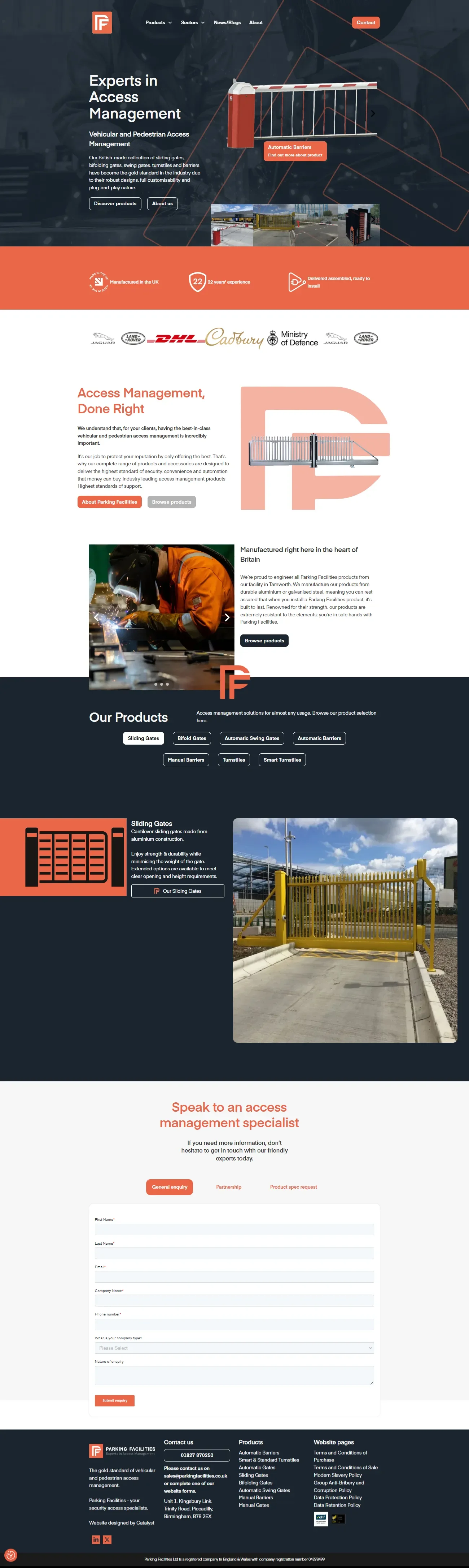 New Brand and Website for Parking Facilities