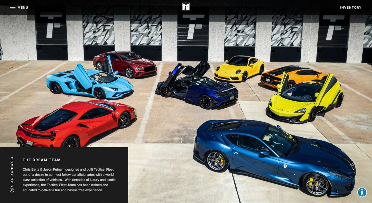 Tactical Fleet Automotive Website Design is redefined